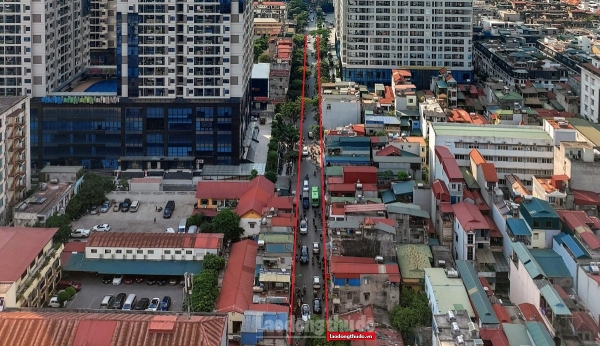 Quận Thanh Xuân sẽ cưỡng chế thu hồi gần 2.500m2 đất mở rộng phố Nguyễn ...